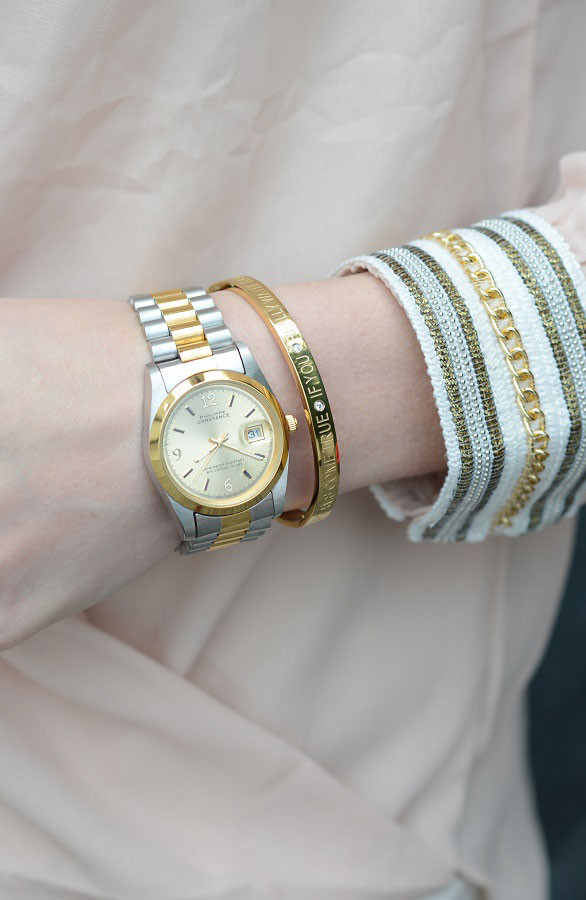 Elite Watch Silver Gold | Fashion Musthaves