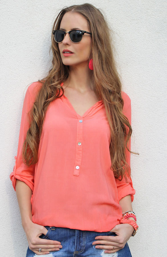 Ibiza Blouse Coral | Fashion Musthaves