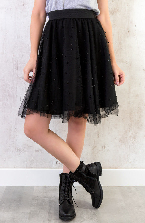 Tule Rok Met Parels | fashionmusthaves.nl