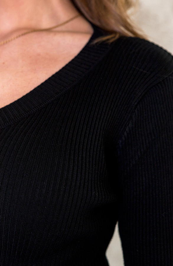 Stretch Body Dames Zwart | fashionmusthaves.nl