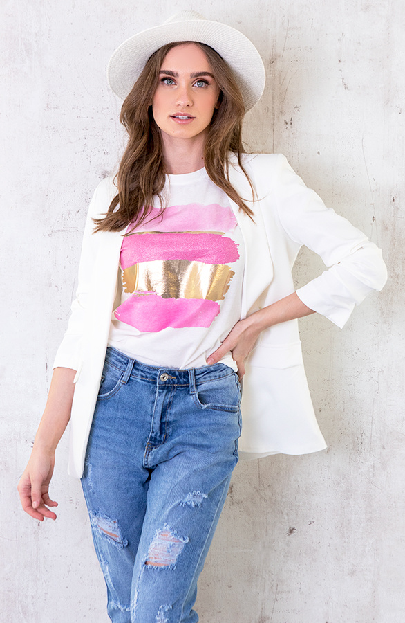 Top Metallic Fuchsia | fashionmusthaves.nl