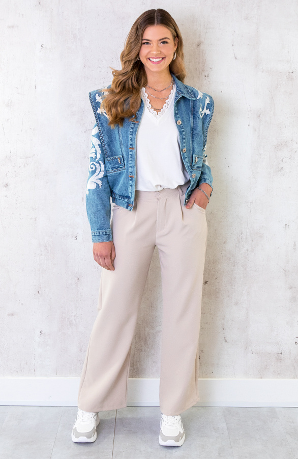 Limited Denim Jacket Embroidery | fashionmusthaves.nl