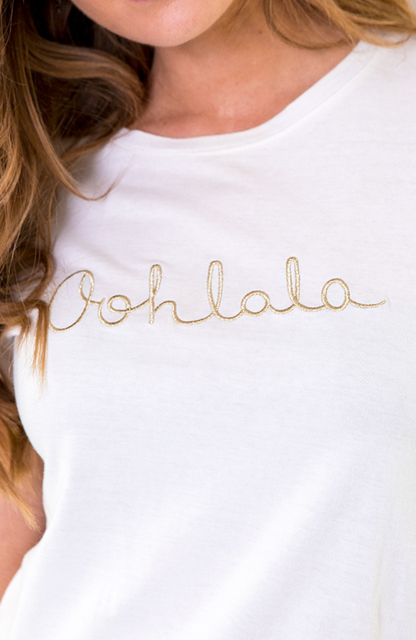 Oohlala Top Wit | fashionmusthaves.nl