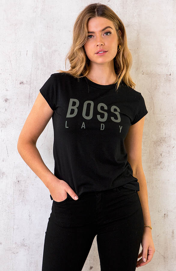 Boss Lady Top Army | fashionmusthaves.nl