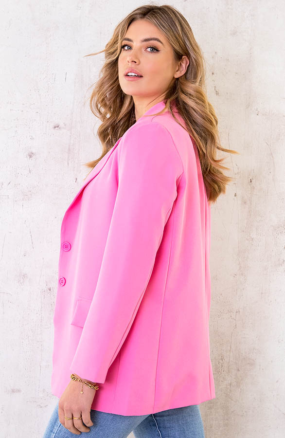 Oversized Blazer Roze | fashionmusthaves.nl