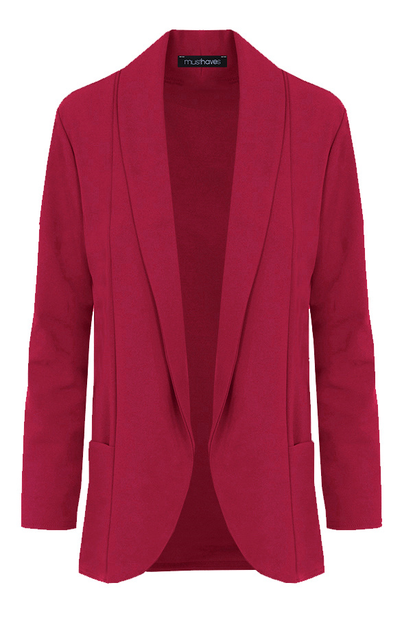 Basic Blazer Magenta | fashionmusthaves.nl