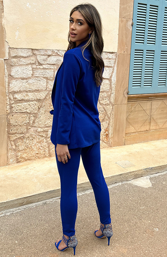 Basic Blazer Kobalt | Fashionmusthaves.nl