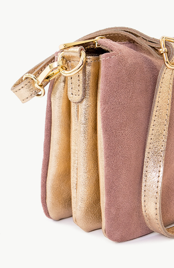 Tas Klein Dust Roze Goud | Fashionmusthaves.nl