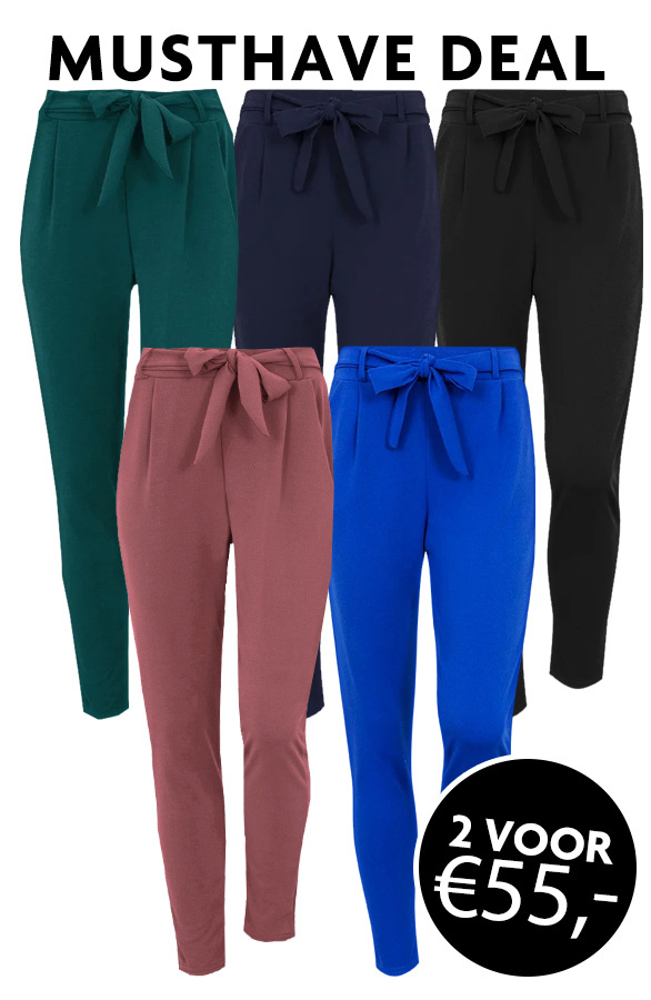Musthave Deal Basic Strik Broeken | Fashionmusthaves.nl