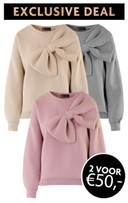 Oversized Strik Trui Dust Roze | Fashionmusthaves.nl