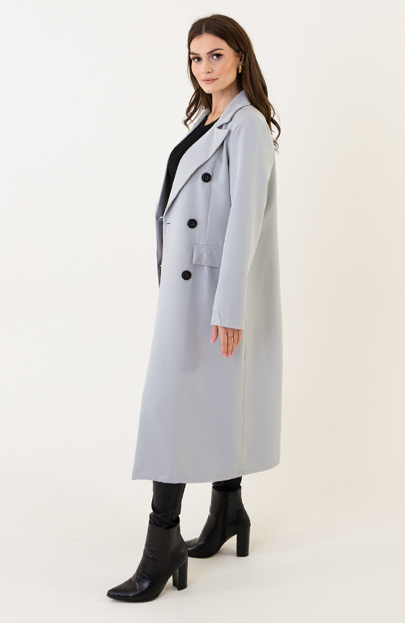 Lange Blazer Grijs | Fashionmusthaves.nl