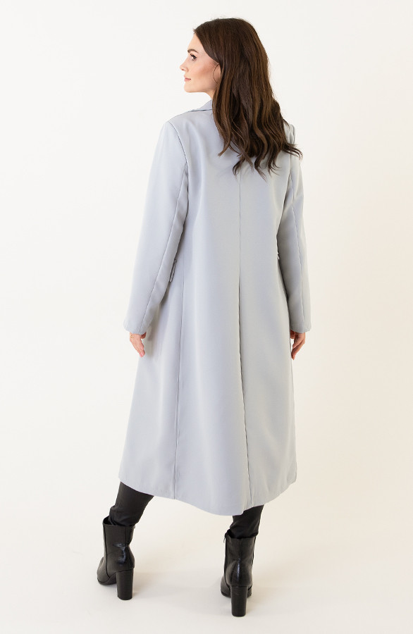 Lange Blazer Grijs | Fashionmusthaves.nl