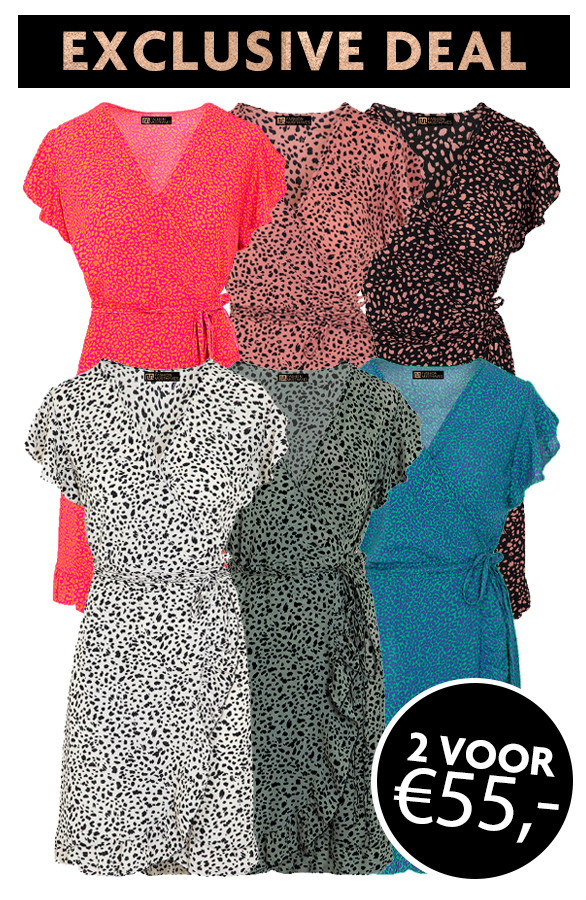 Exclusive Deal Wikkel jurken | Fashionmusthaves.nl